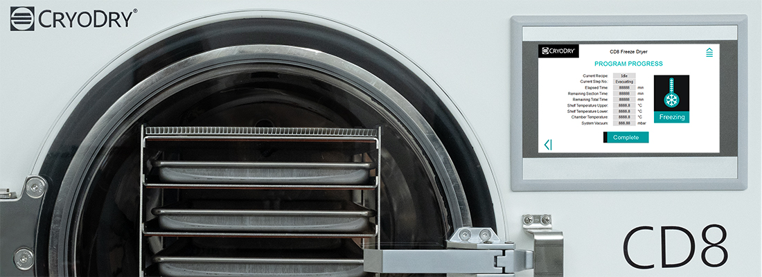 Hysteresis Control in the CryoDry® CD8 Freeze Dryer - CryoDry