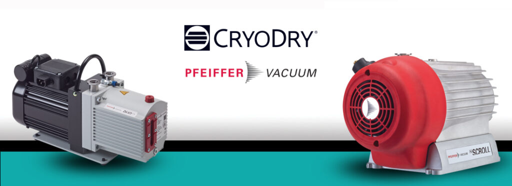 CryoDry Announces Partnership with Pfeiffer Vacuum - CryoDry